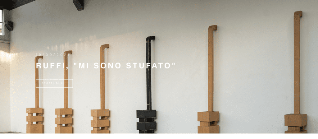 GIANNI RUFFI. Mi sono stufato - Pikasus ArteNews
