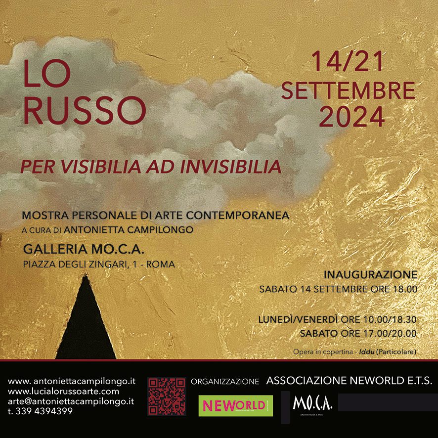 Per visibilia ad invisibilia: mostra di Lucia Lo Russo a Roma - Pikasus ...